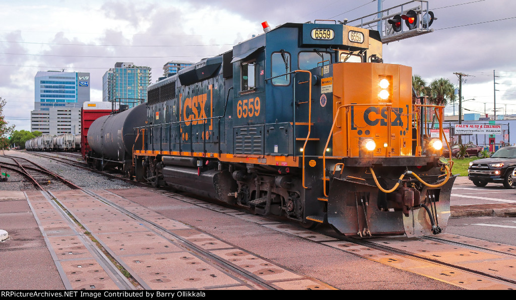 CSX 6559 at Old Tampa Yard